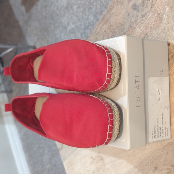 1. State | Shoes | State Cayenne Red Stretch Grosgrain Espadrille ...